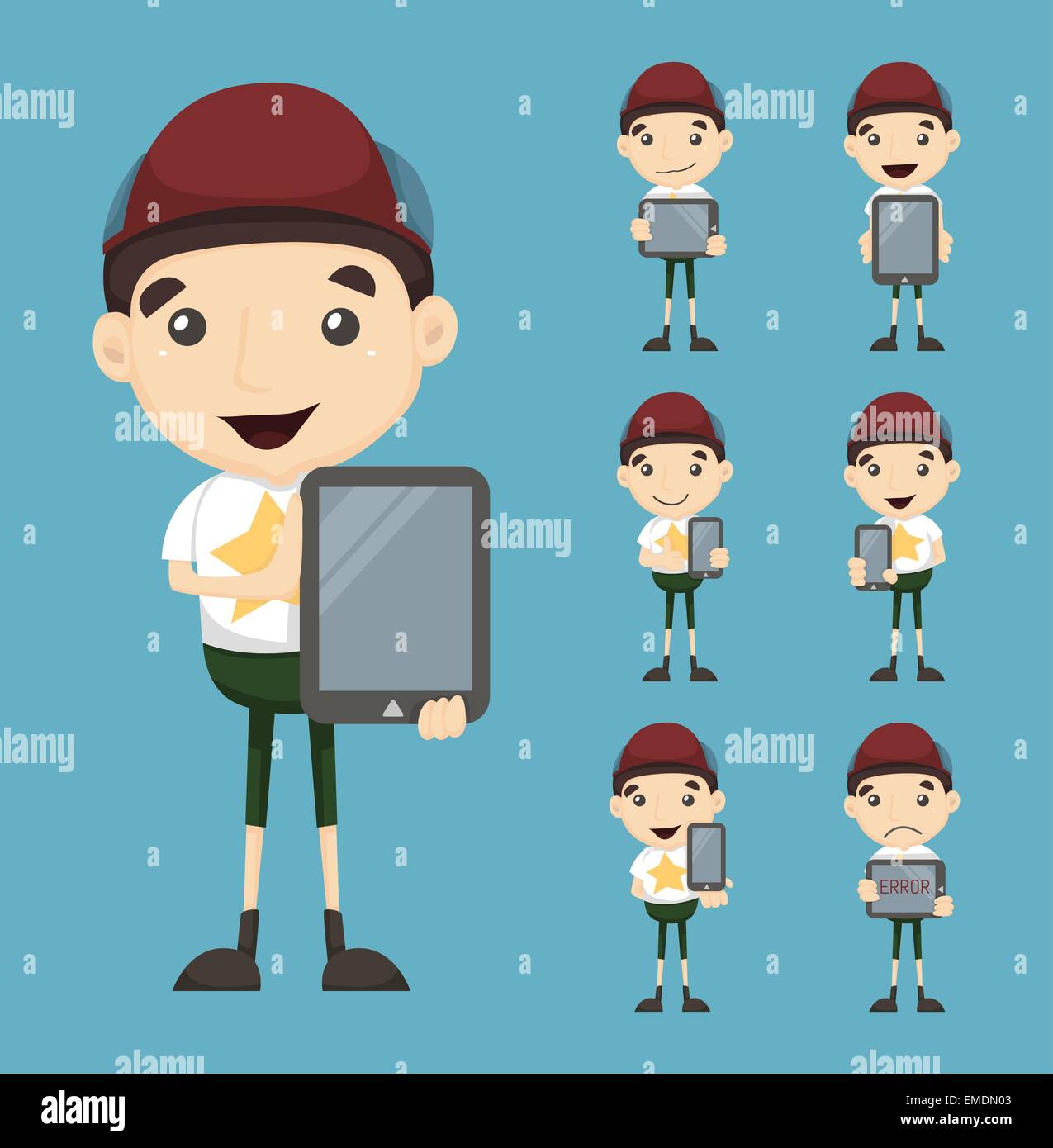 Boy cell Stock Vector Images - Alamy