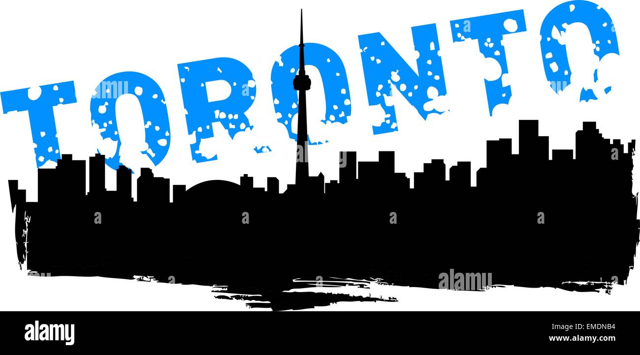 Toronto skyline view Stock Vector Images - Alamy