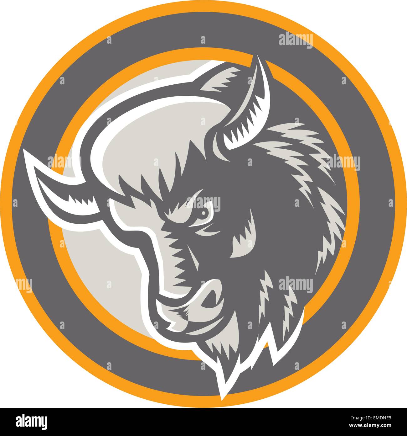 Buffalo graphics Stock Vector Images - Alamy