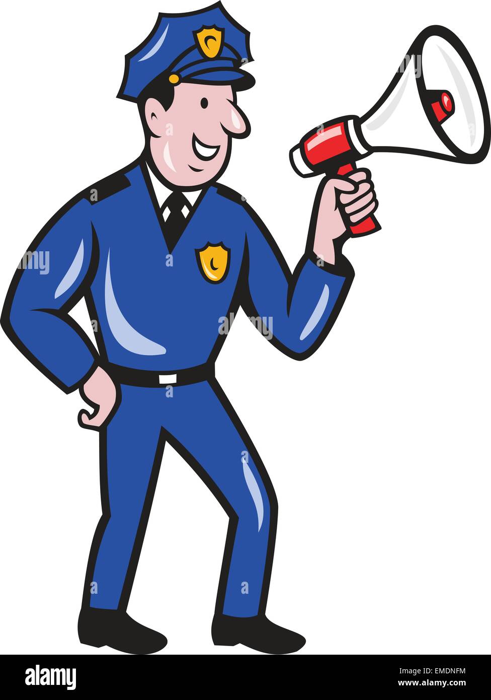 Police Officer Yelling