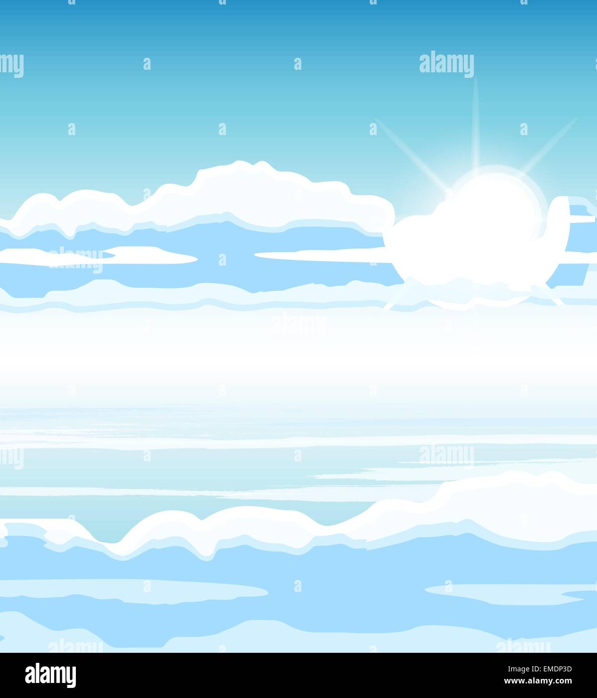 Cloud sky view Stock Vector Images - Alamy