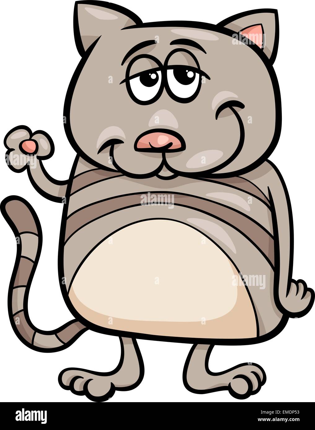 funny cat character cartoon illustration Stock Vector Image & Art - Alamy