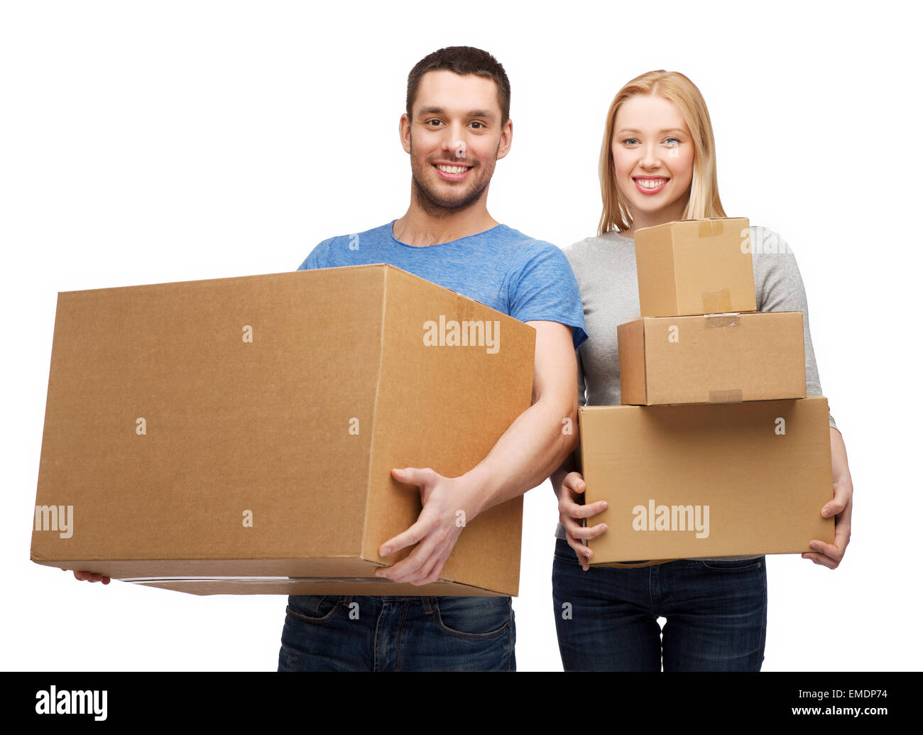 Moving cardboard box hi-res stock photography and images - Alamy