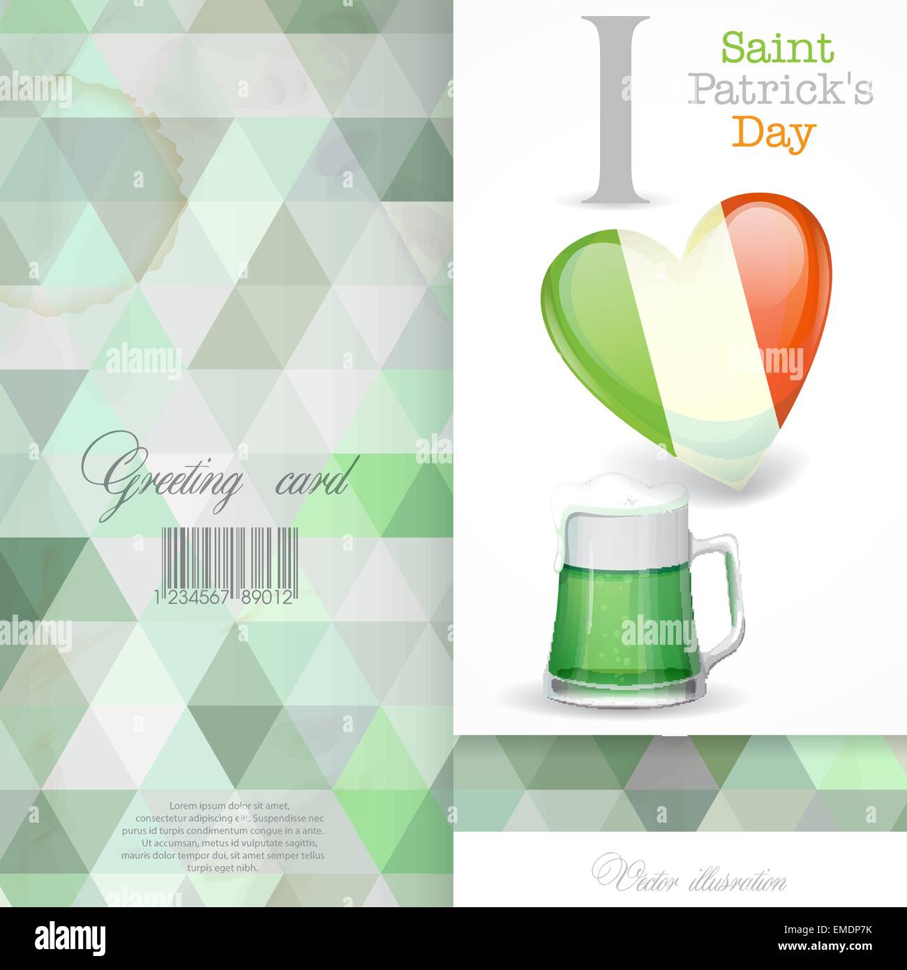 I love beer Stock Vector Images - Alamy