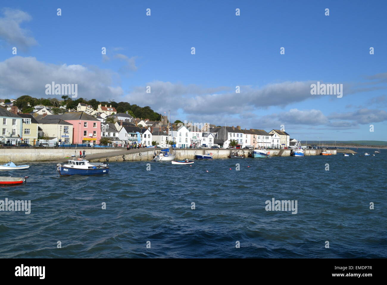 Appledore Quay and Torridge Estuary North Devon England Stock Photo - Alamy