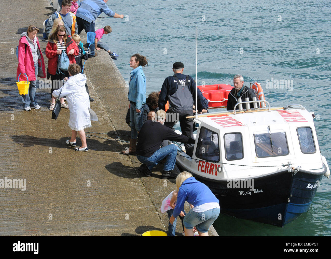 Appledore Quay and Torridge Estuary North Devon England Stock Photo - Alamy