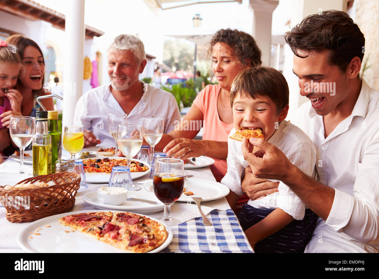 Hispanic grandfather and son outdoor hi-res stock photography and ...