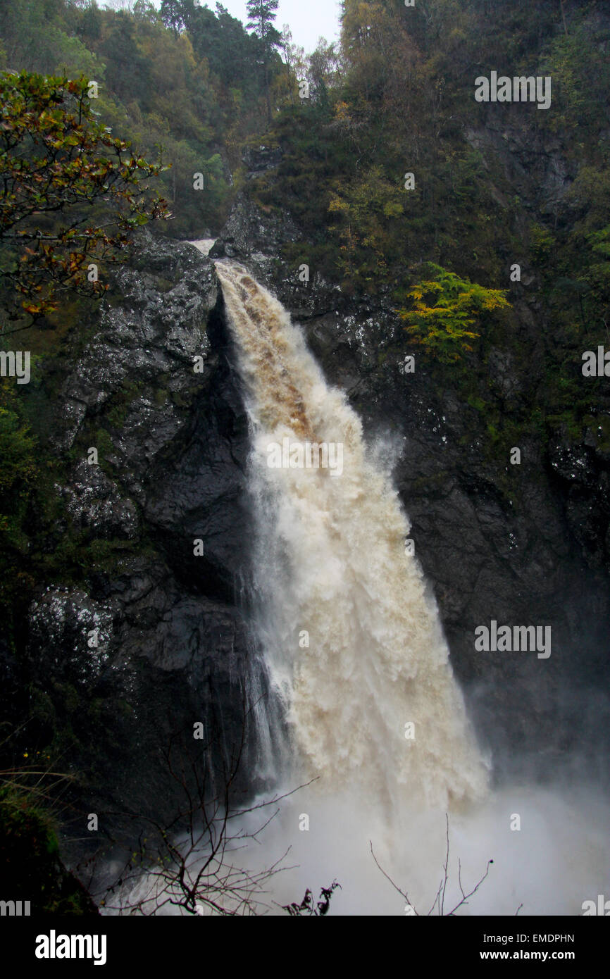 Waterfall in Scotland Stock Photo - Alamy