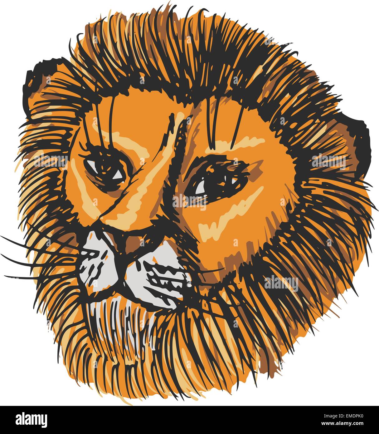 Lion Pride Drawing