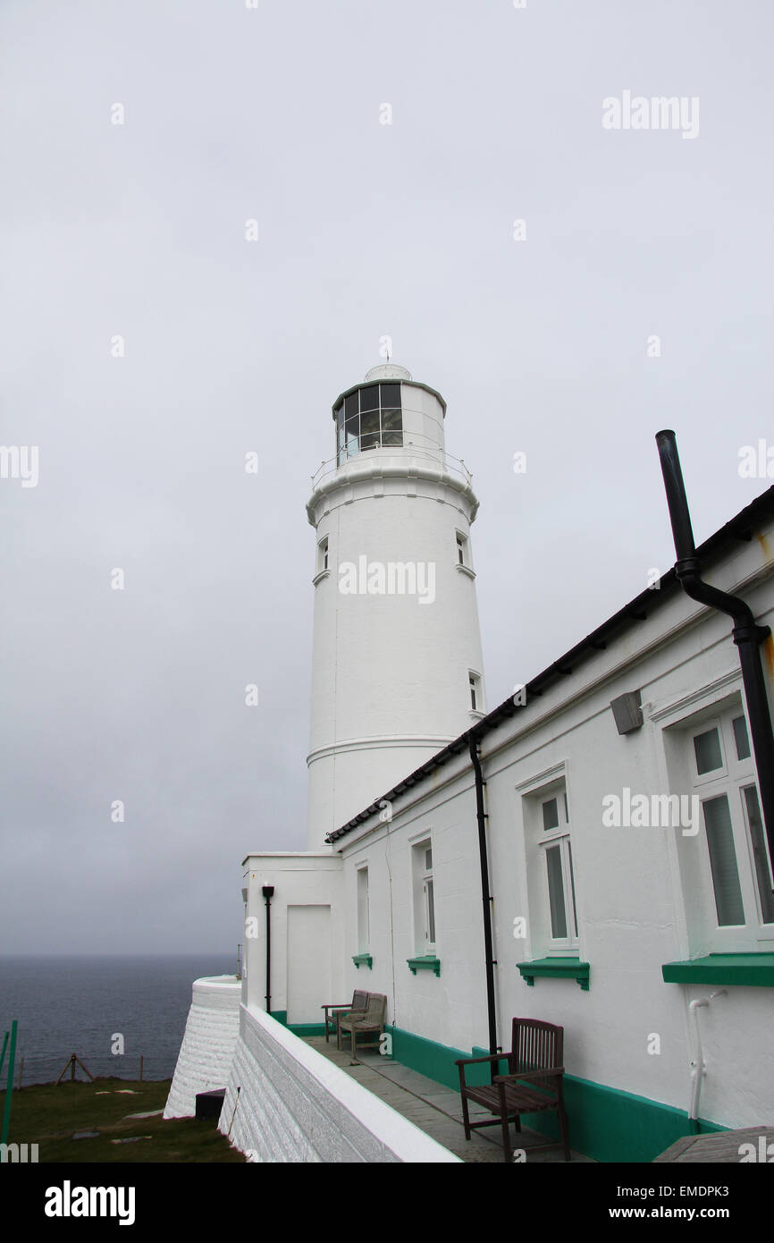 Lighthouse in Cornwall UK Stock Photo - Alamy