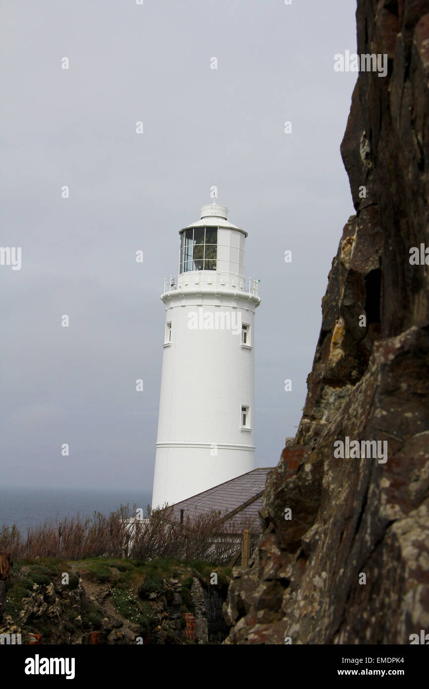 Lighthouse in Cornwall UK Stock Photo - Alamy