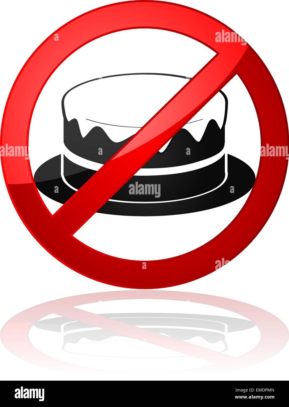 No cakes allowed Stock Vector Image & Art - Alamy