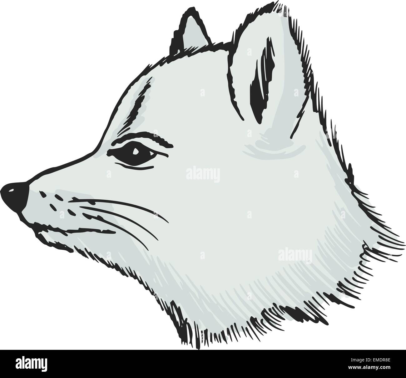 Cute fox winter Stock Vector Images - Alamy