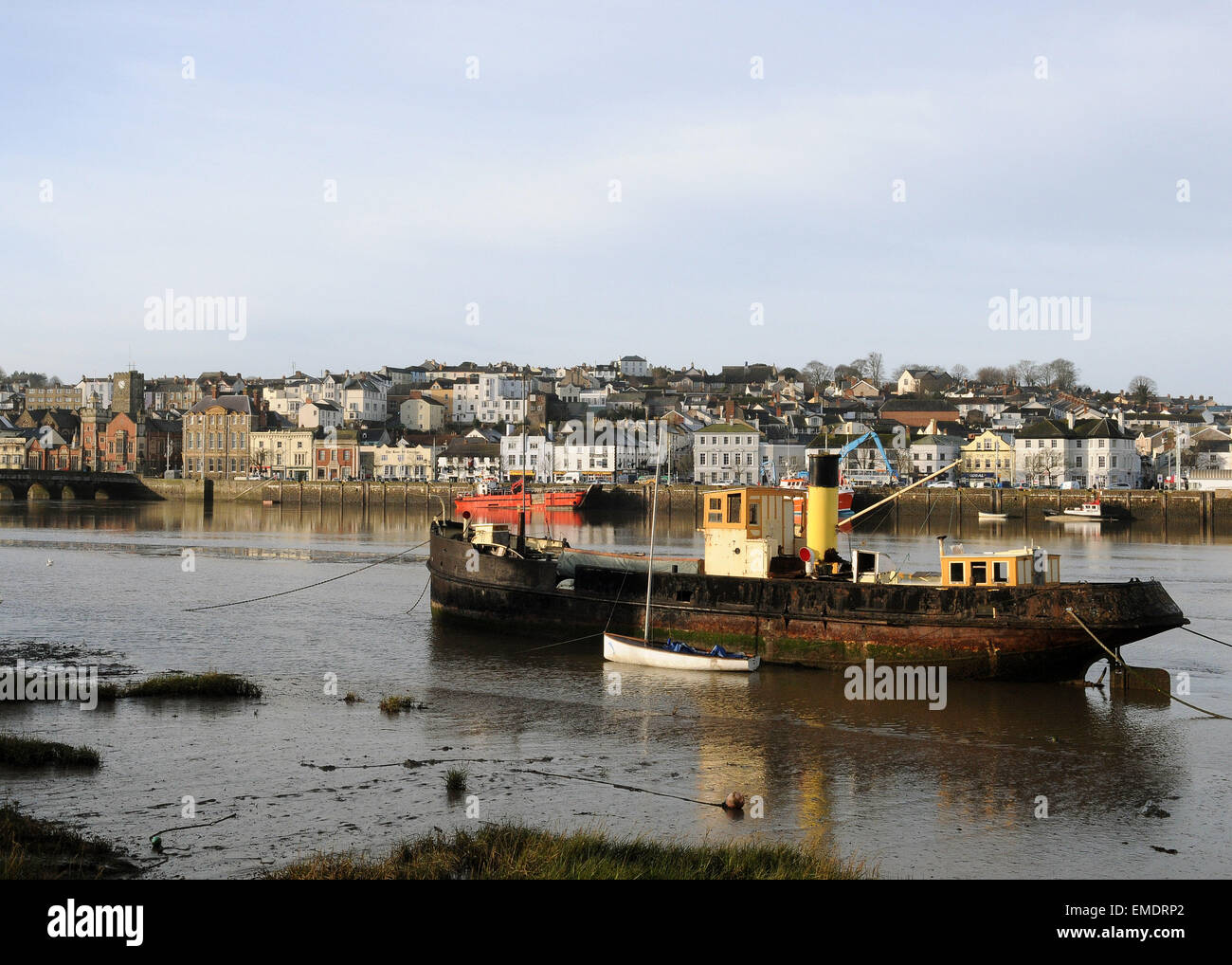 Torridge Estuary and Bideford North Devon Stock Photo - Alamy