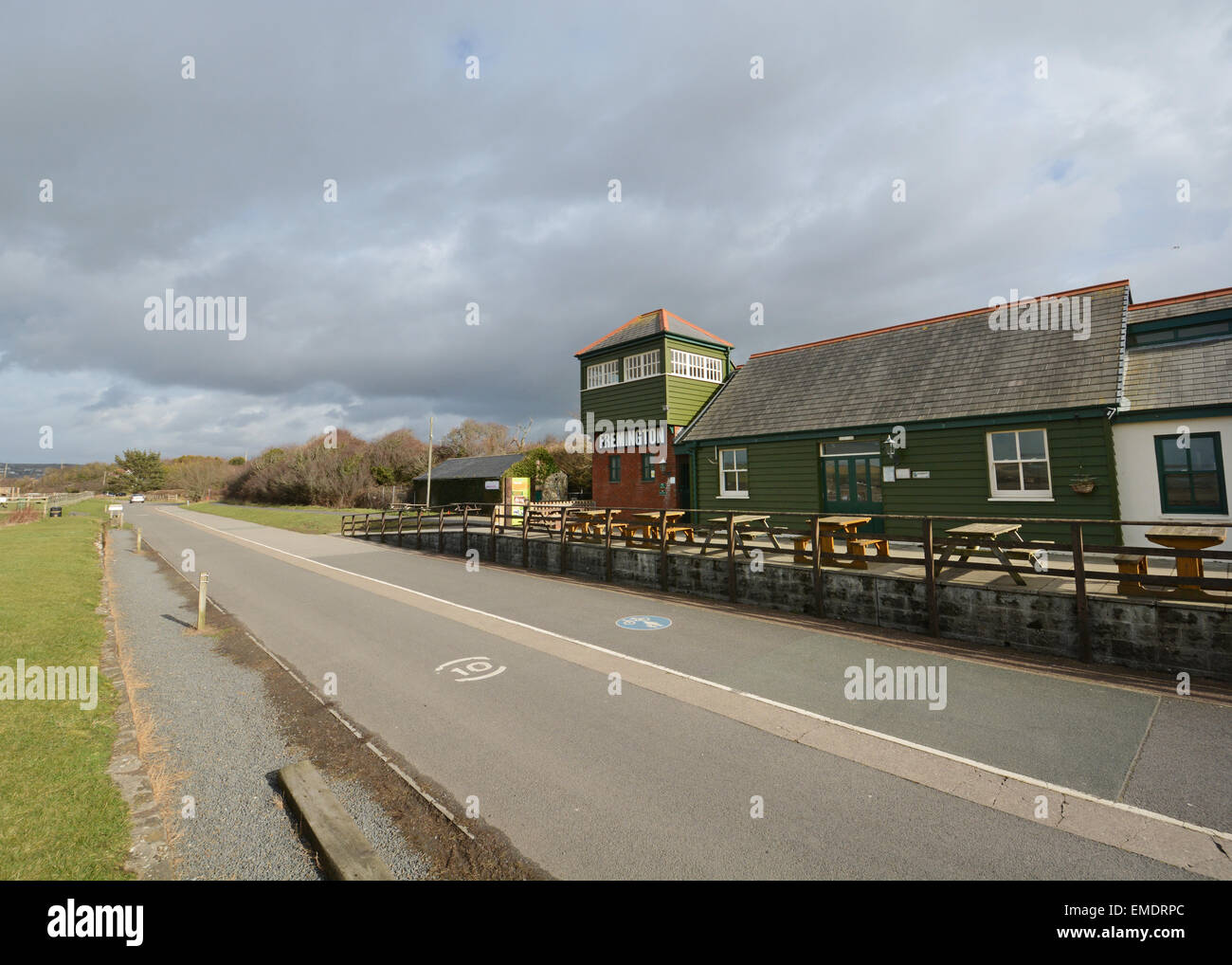 Fremington Quay Cafe and Heritage Centre Stock Photo - Alamy