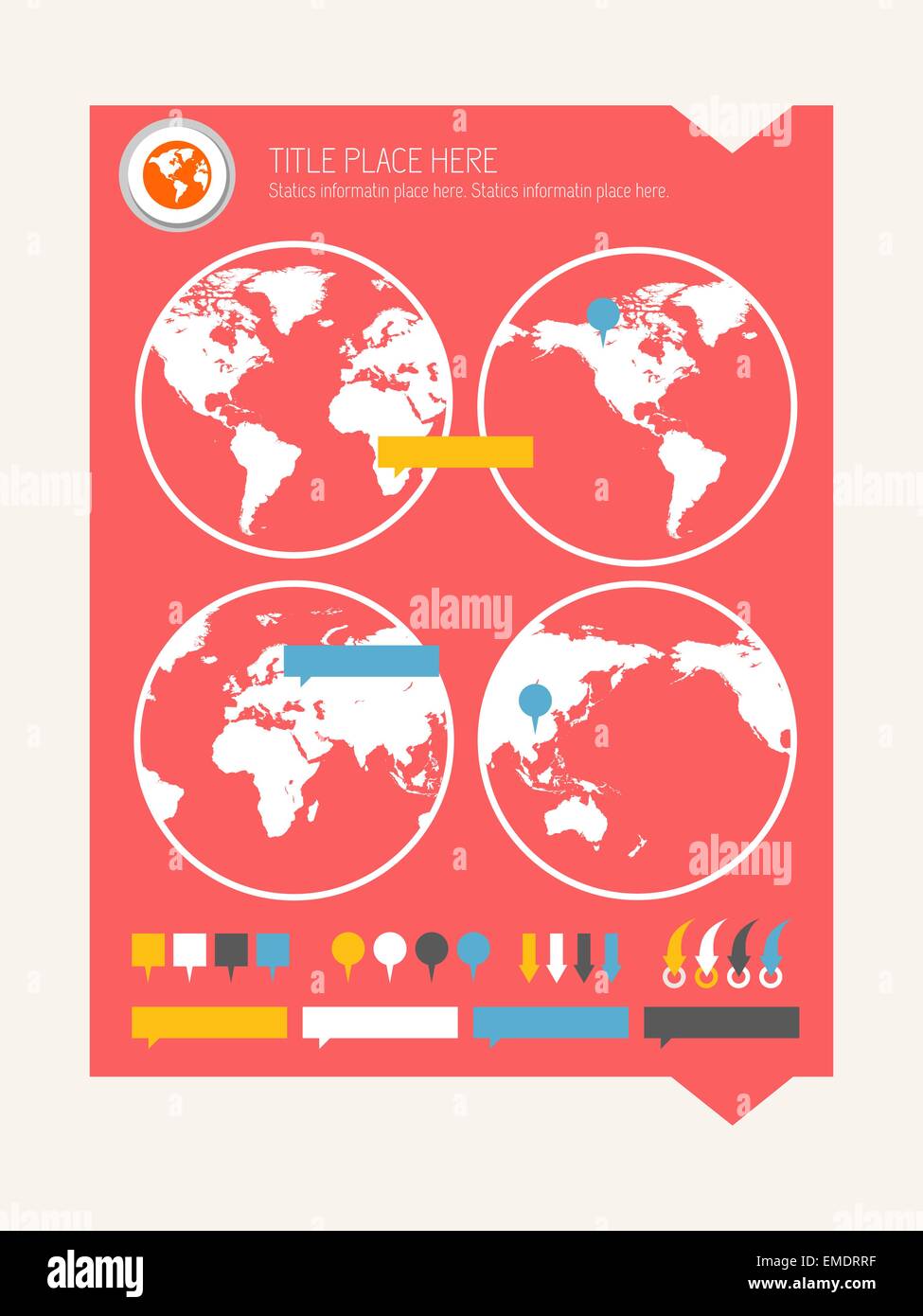 Infographic maps hi-res stock photography and images - Alamy