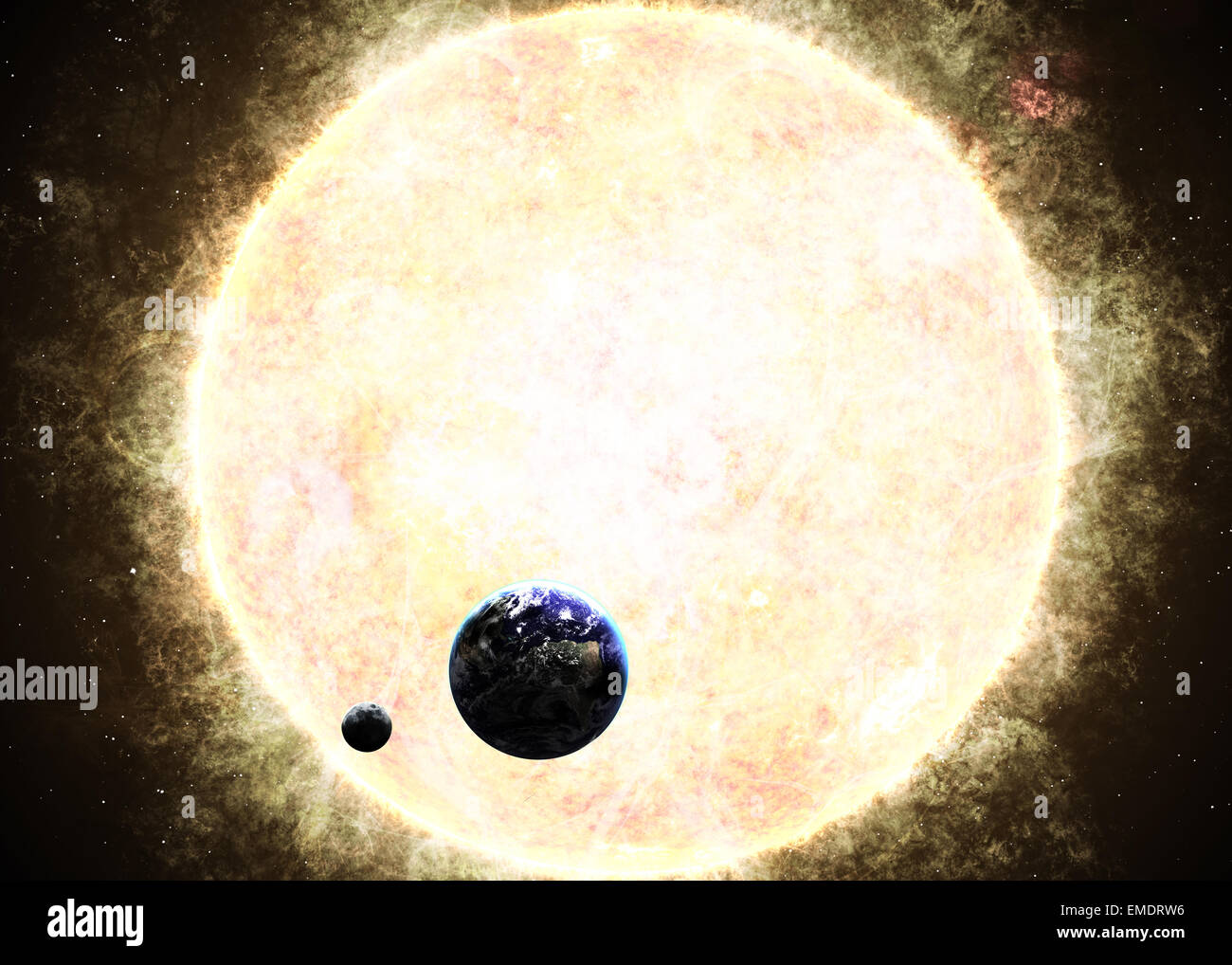 Solar System - Sun. Elements of this image furnished by NASA Stock ...