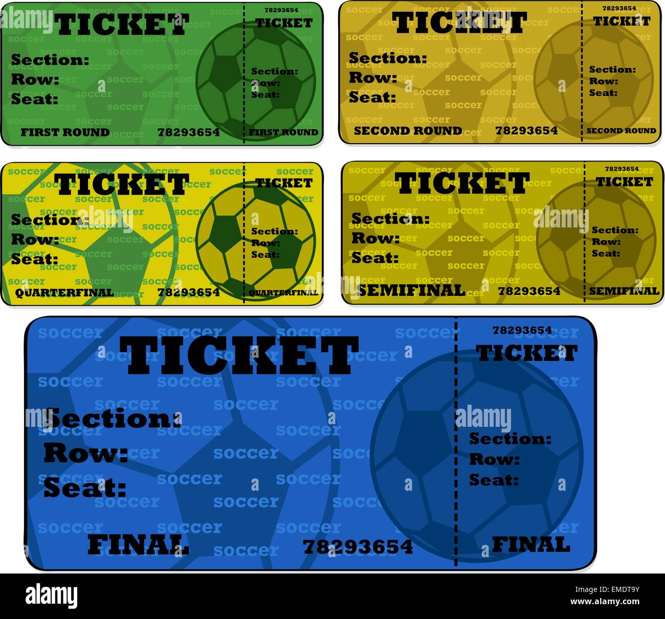 Entrance gate soccer stadium Stock Vector Images - Alamy