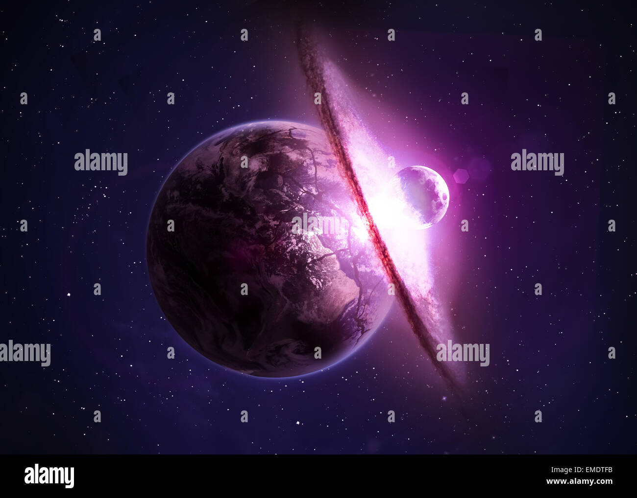 Planet Explosion - Apocalypse - End of The Time. Elements of this image ...