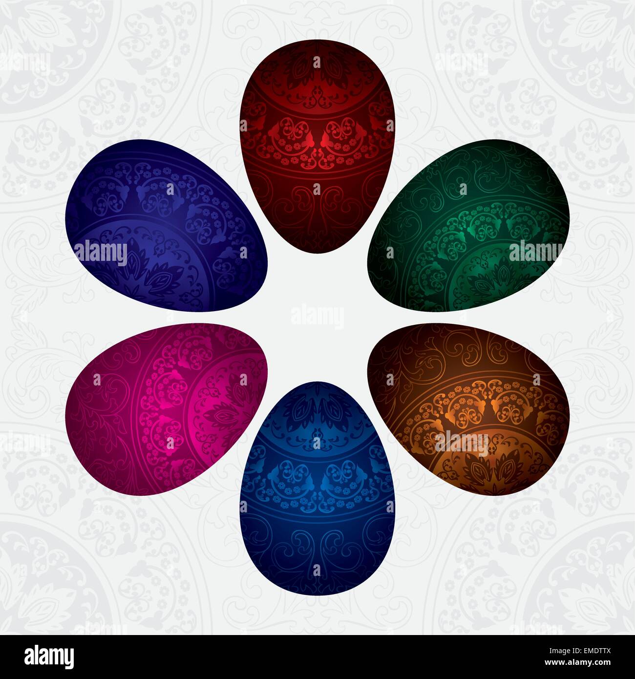 Leaf decorated Stock Vector Images - Alamy