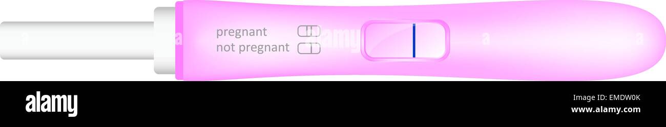 Negative pregnancy test in pink design Stock Vector Image & Art - Alamy