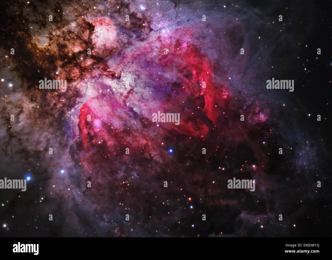 Star field in deep space many light years far from the Earth Stock ...