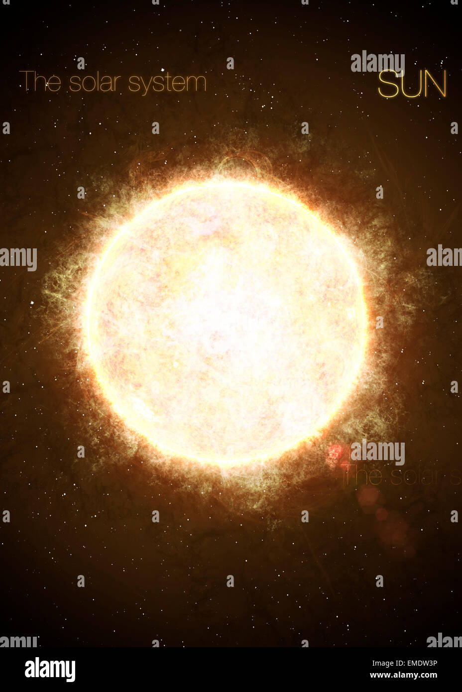 Solar System - Sun. Elements of this image furnished by NASA Stock ...