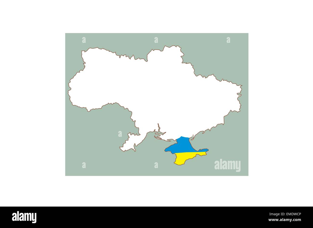 Ukraine map crimea hi-res stock photography and images - Alamy