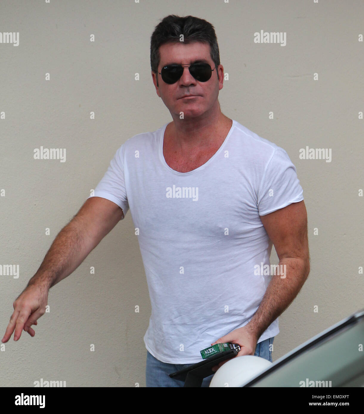 Simon Cowell arrives at the X Factor studio for rehearsal for this ...