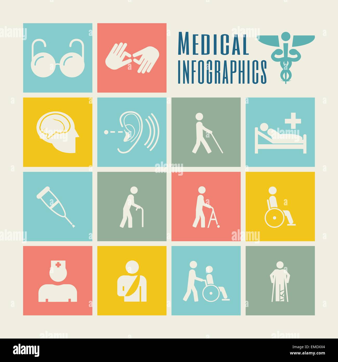 Disability Infographic Template Stock Vector Image & Art - Alamy