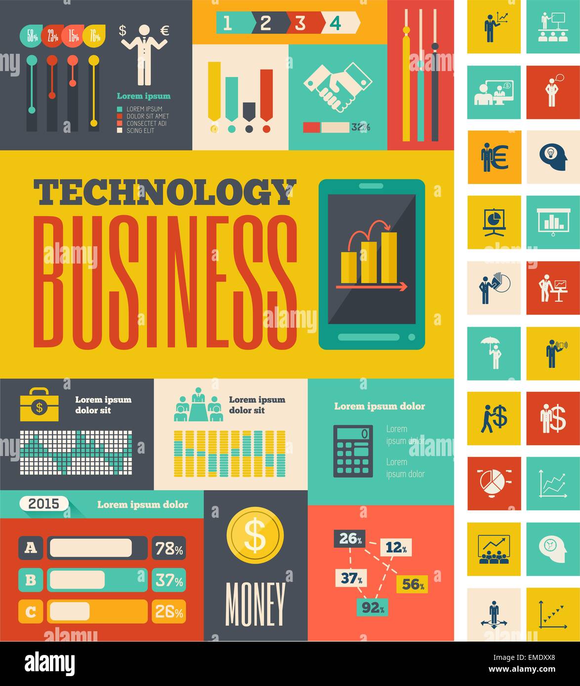 Business infographic hi-res stock photography and images - Alamy