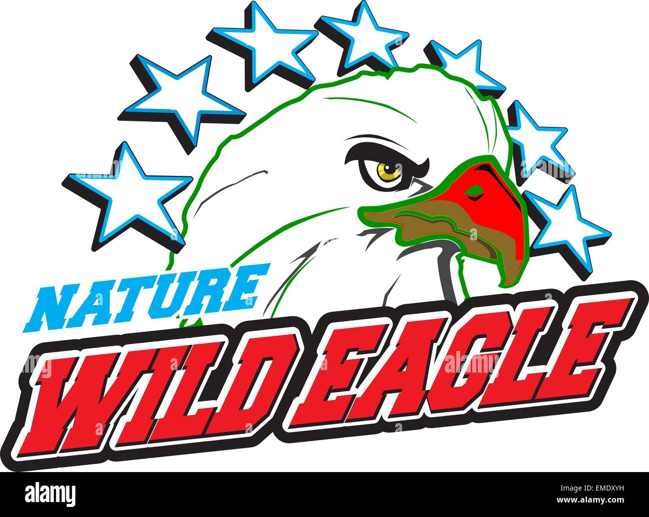 Illustration eagle Stock Vector Images - Alamy