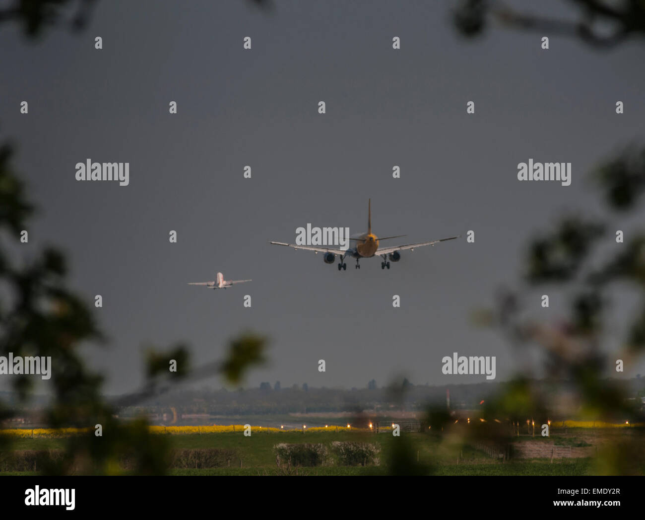 Gatwick Airport, Horley, Surrey, UK. 20th April, 2015. UK Weather ...