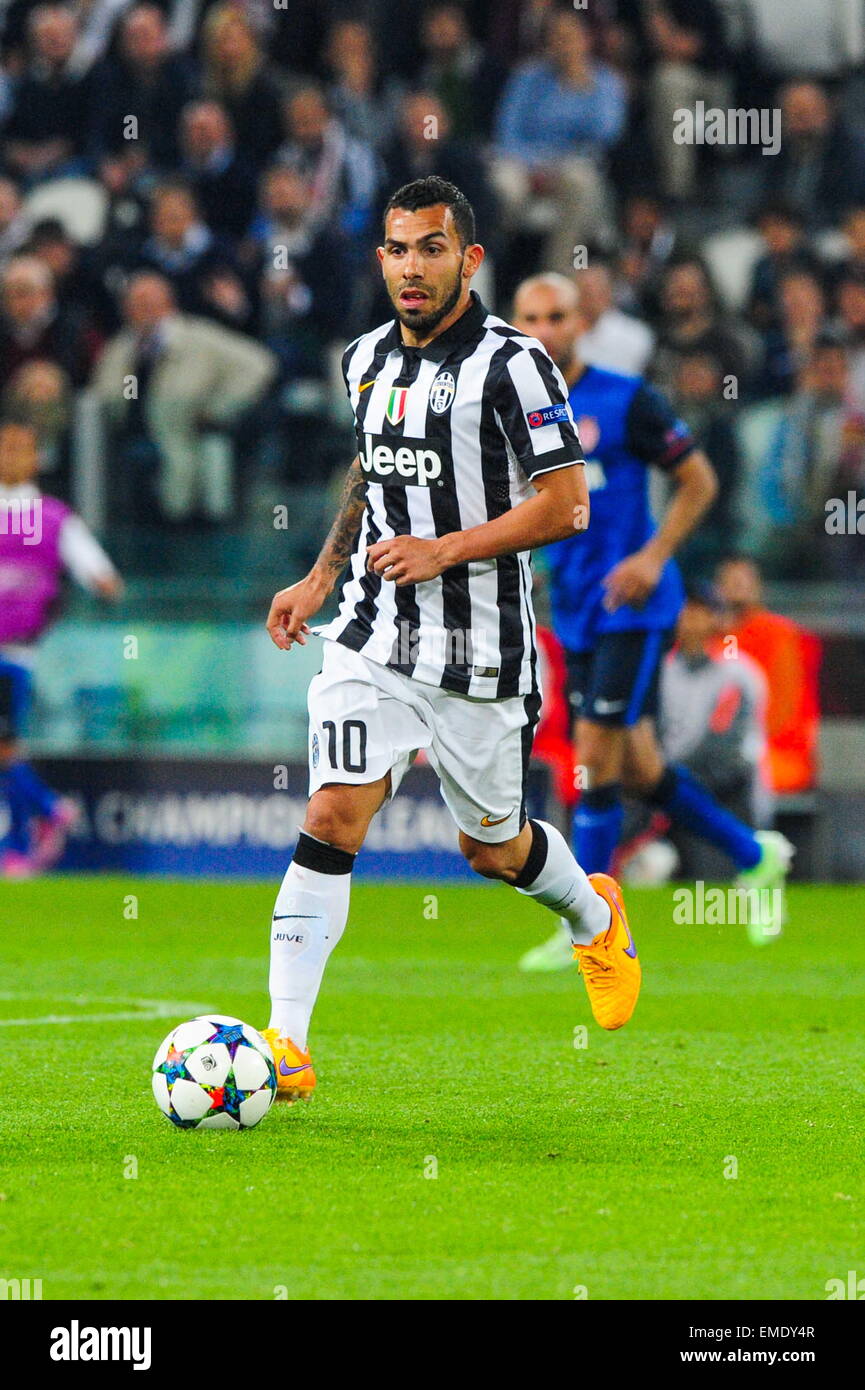 Carlos TEVEZ - 14.04.2015 - Juventus Turin/Monaco - 1/4Finale aller ...