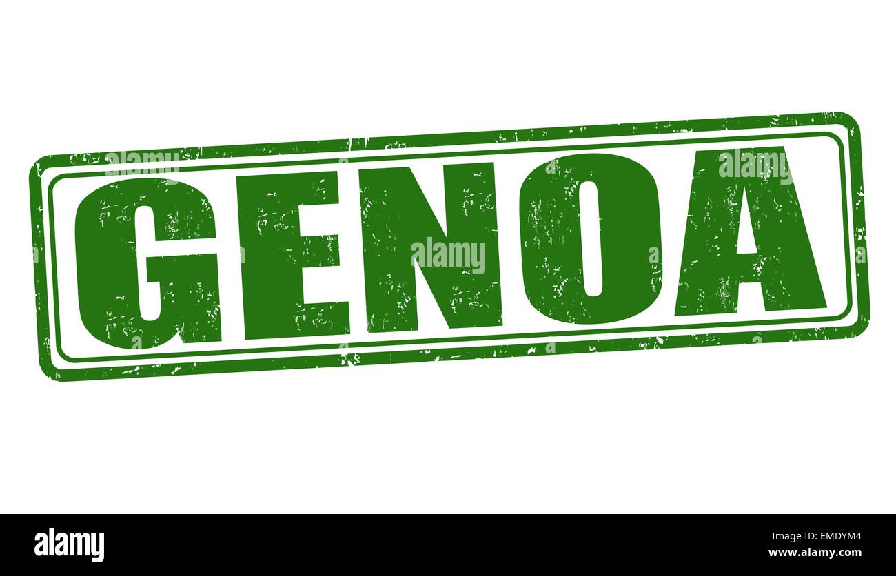 Genoa italy europe Stock Vector Images - Alamy