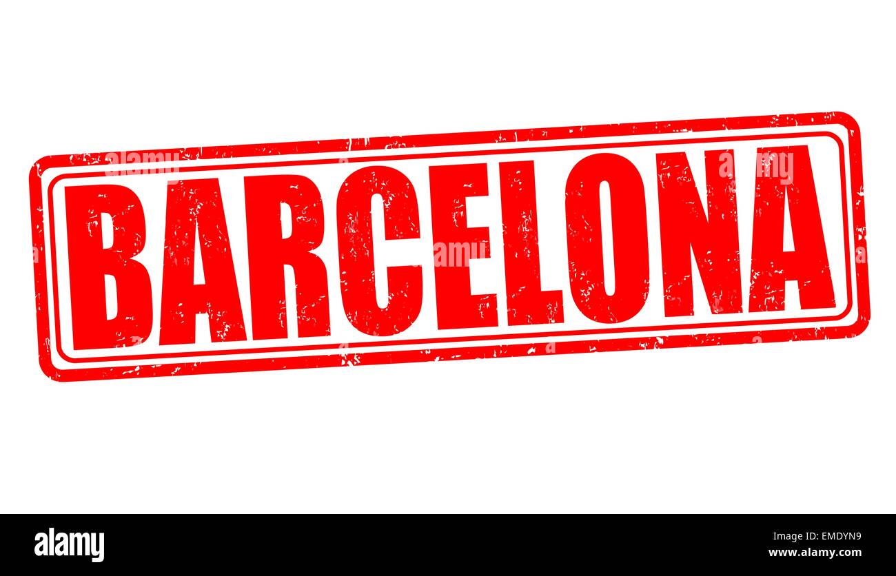 Barcelona stamp hi-res stock photography and images - Alamy