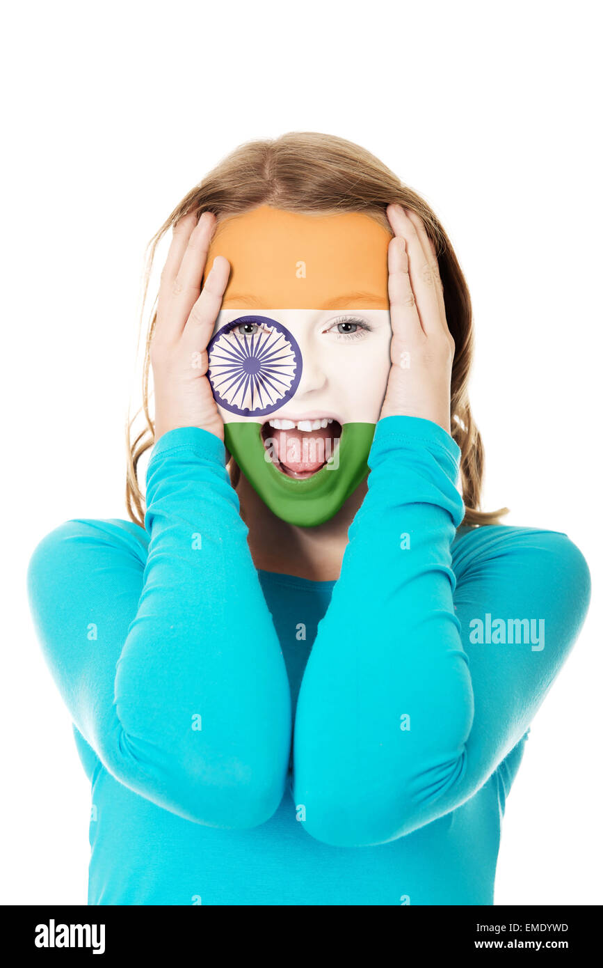 Face young indie woman hi-res stock photography and images - Alamy