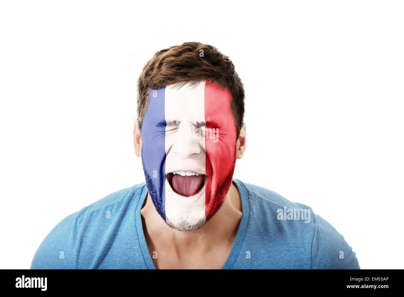 French face paint hi-res stock photography and images - Alamy