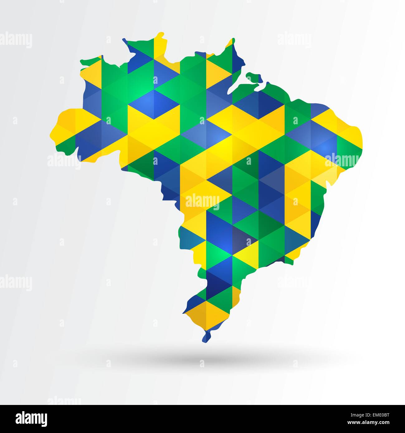 Brasil map Stock Vector Images - Alamy