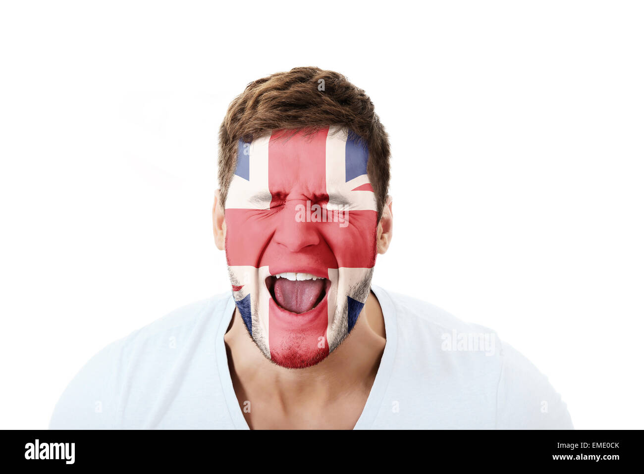 Great britain flag face hi-res stock photography and images - Alamy