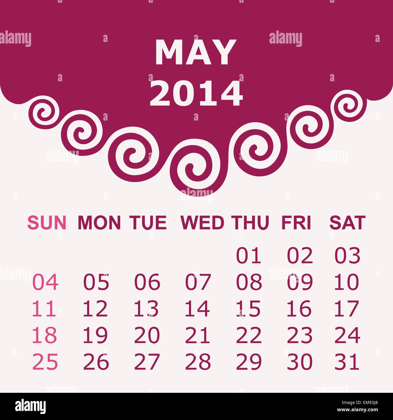 May november Stock Vector Images - Alamy