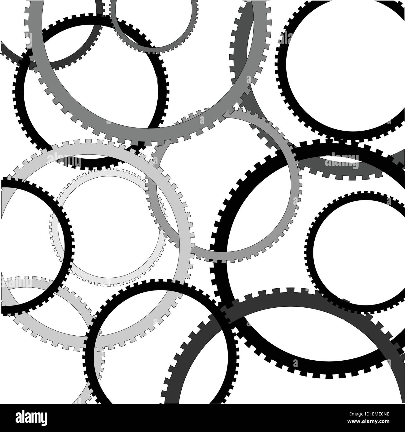 Gear teeth Stock Vector Images - Alamy