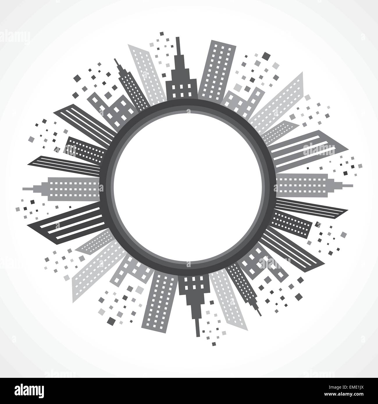 Abstract grey building design stock vector Stock Vector Image & Art - Alamy