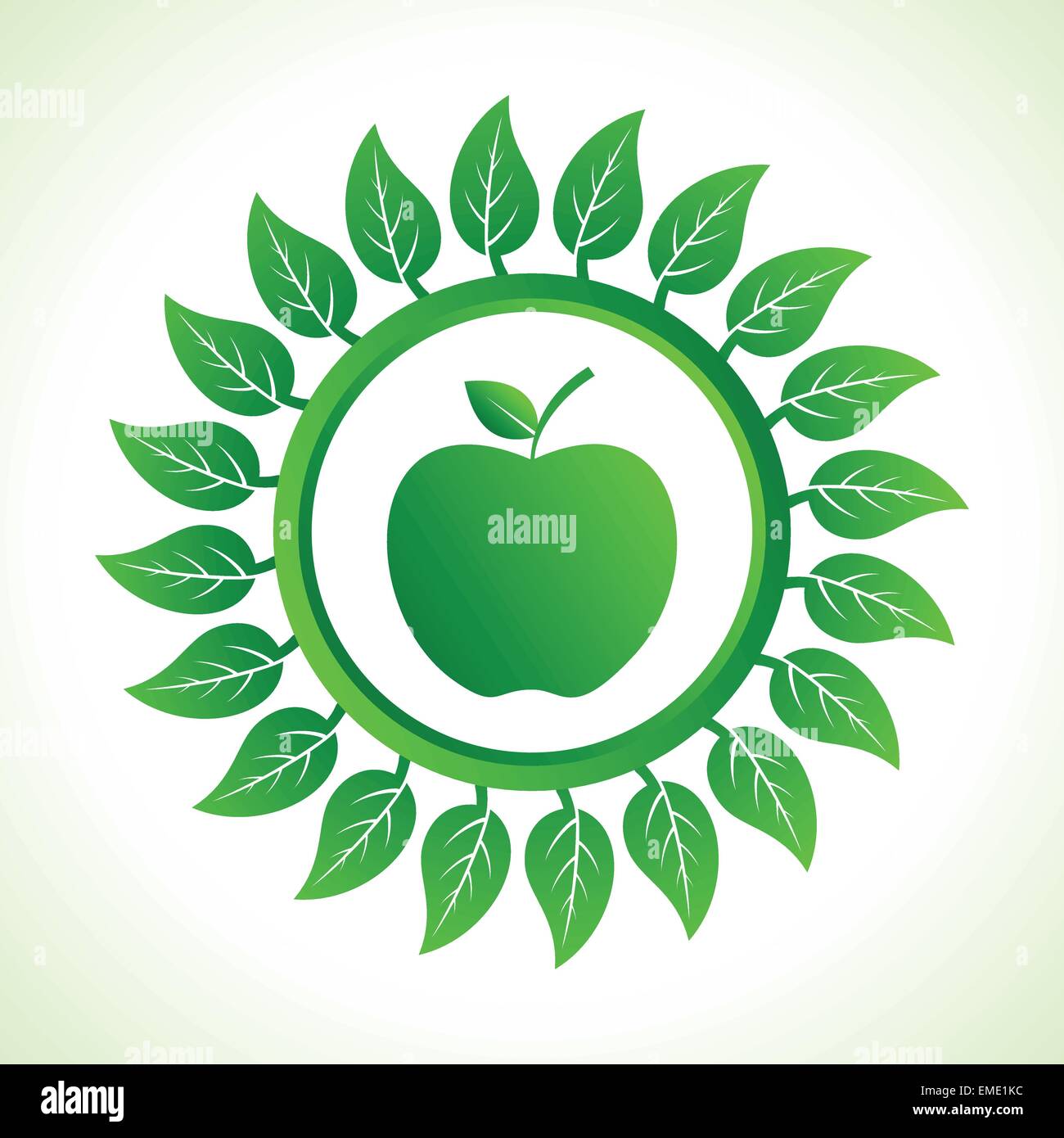 Curved apple Stock Vector Images - Alamy