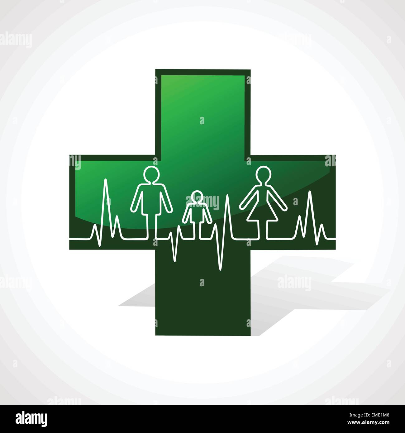 Isolated heart pulse inside hi-res stock photography and images - Alamy