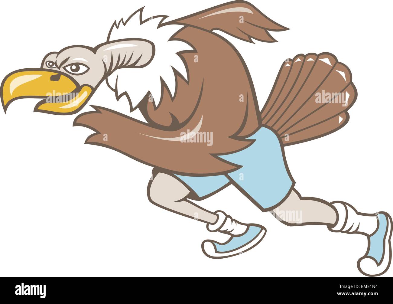 Illustration buzzard Stock Vector Images - Alamy