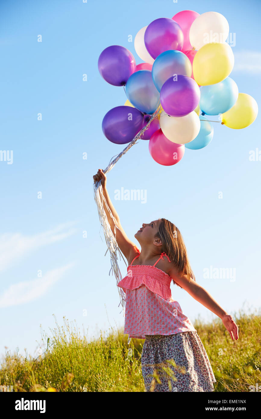 Bunch Of Colorful Balloons Shot In Studio Stock Photo - Alamy
