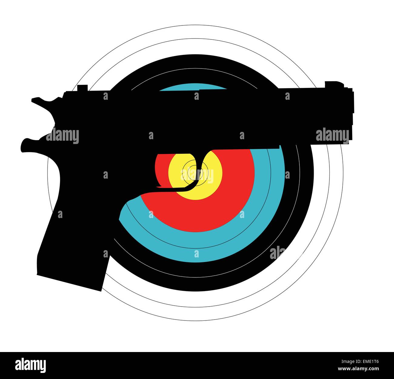 Target pistol hi-res stock photography and images - Alamy