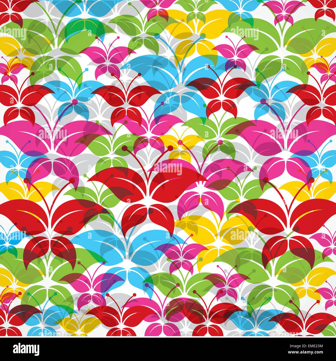Colorful butterfly background stock vector Stock Vector Image & Art - Alamy