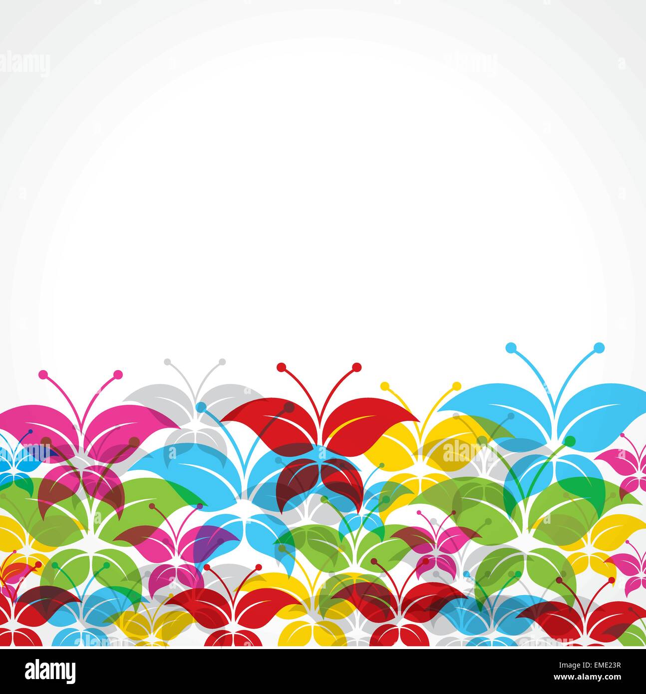 Colorful butterfly background stock vector Stock Vector Image & Art - Alamy